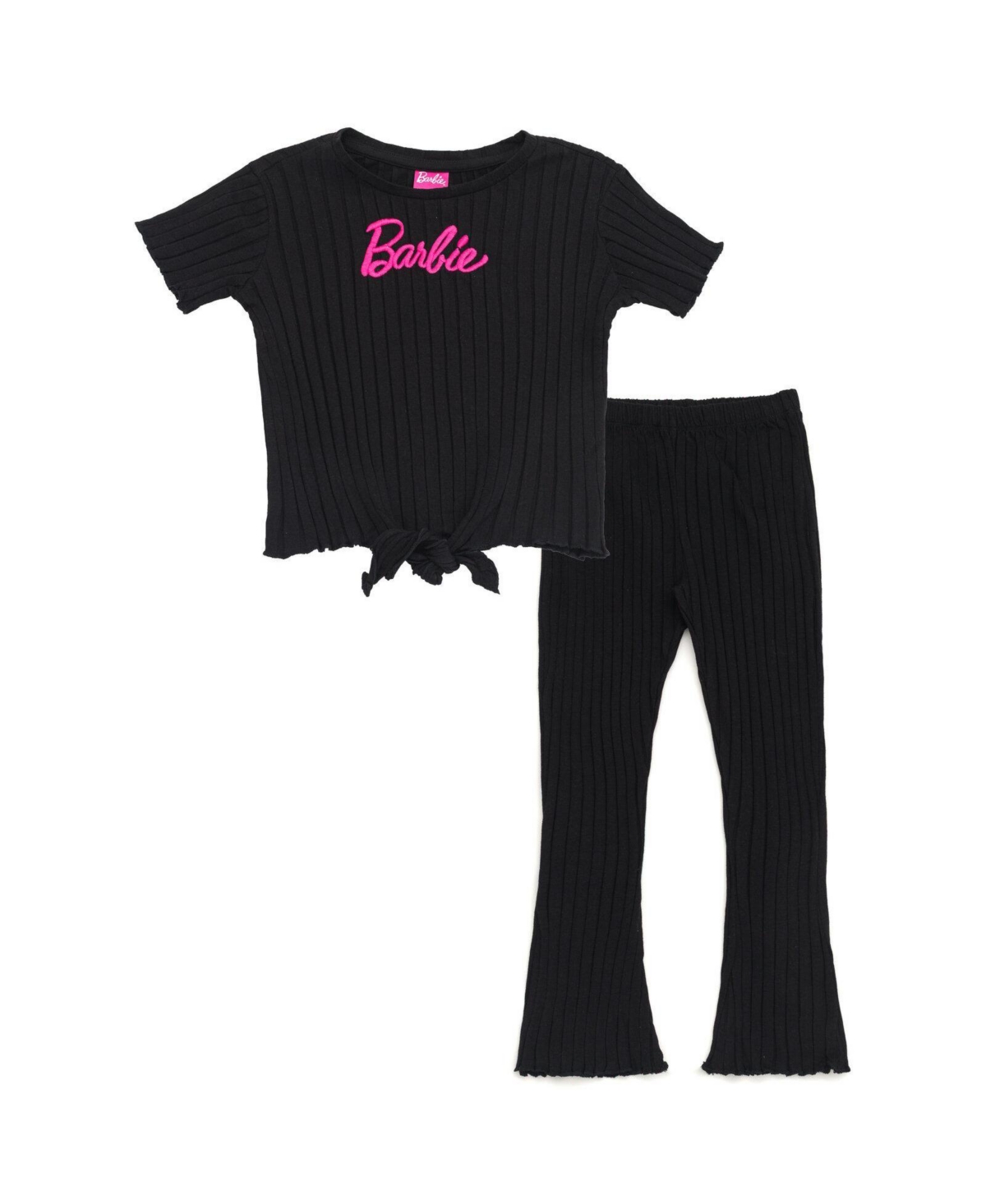 Click here for Barbie Girls 5-12 Two-Piece Tee and Flare Leggings... prices