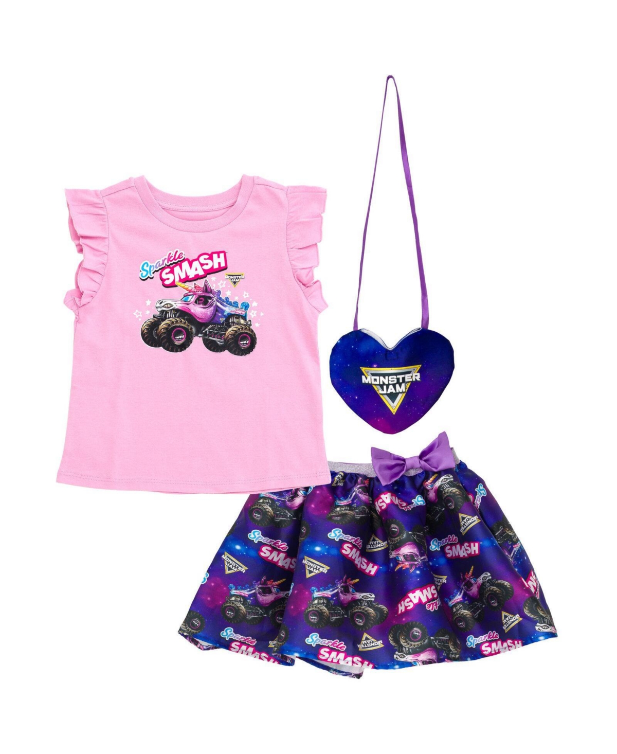Click here for Monster Jam Sparkle Smash Girls (5 - 12) Shirt and... prices