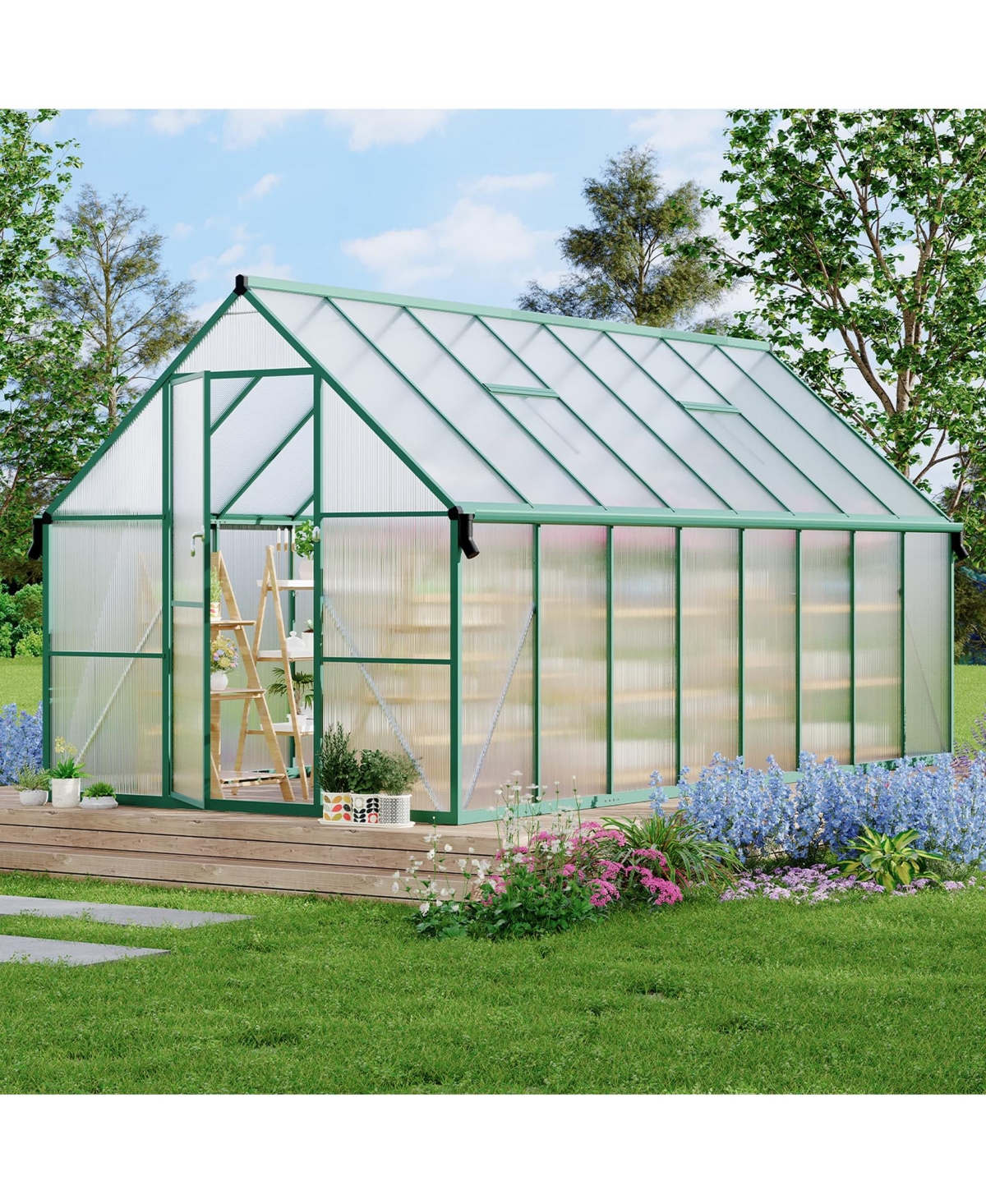 Click here for gaomon Heavy Duty 8x16Feet Aluminum Polycarbonate... prices
