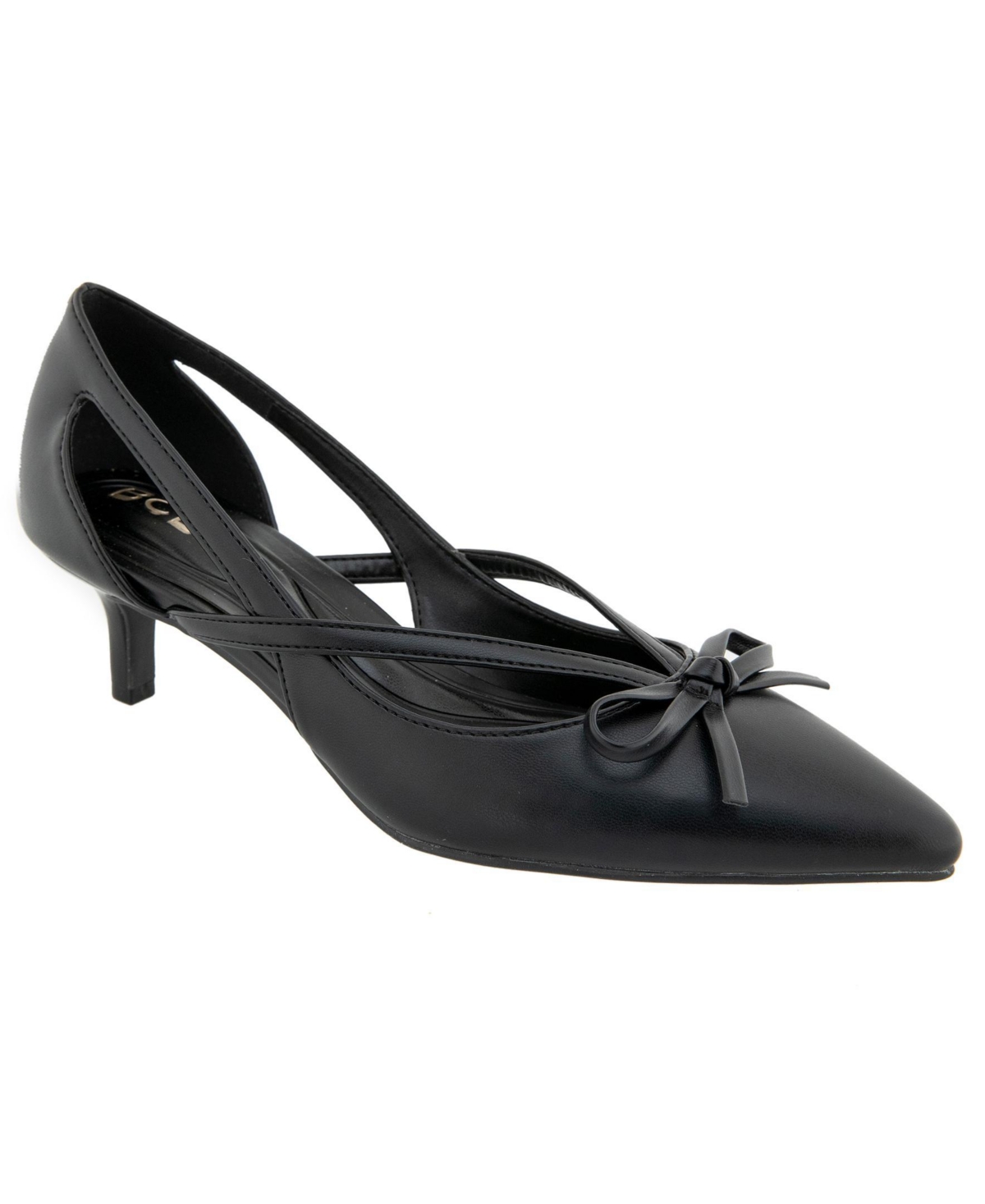 Click here for Bcbg Womens Dawny Kitten Heel Pump - Black prices