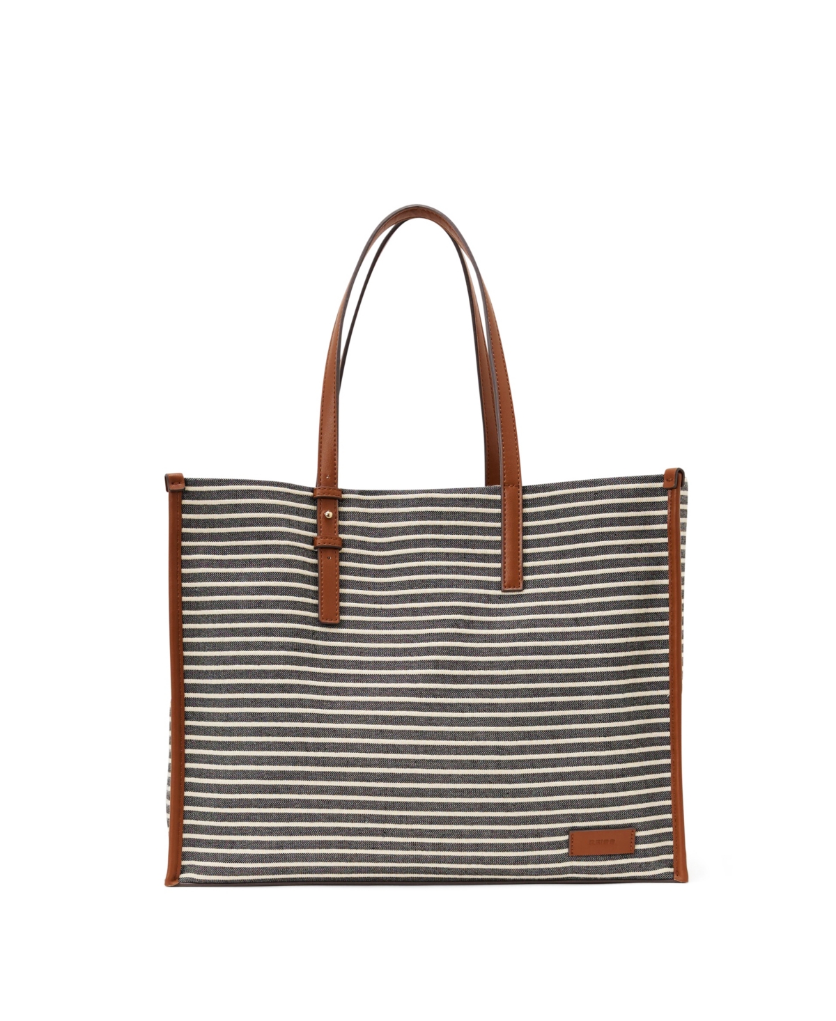 Click here for Reiss Womens Sacha Stripe Canvas Tote Bag - Navy/o... prices