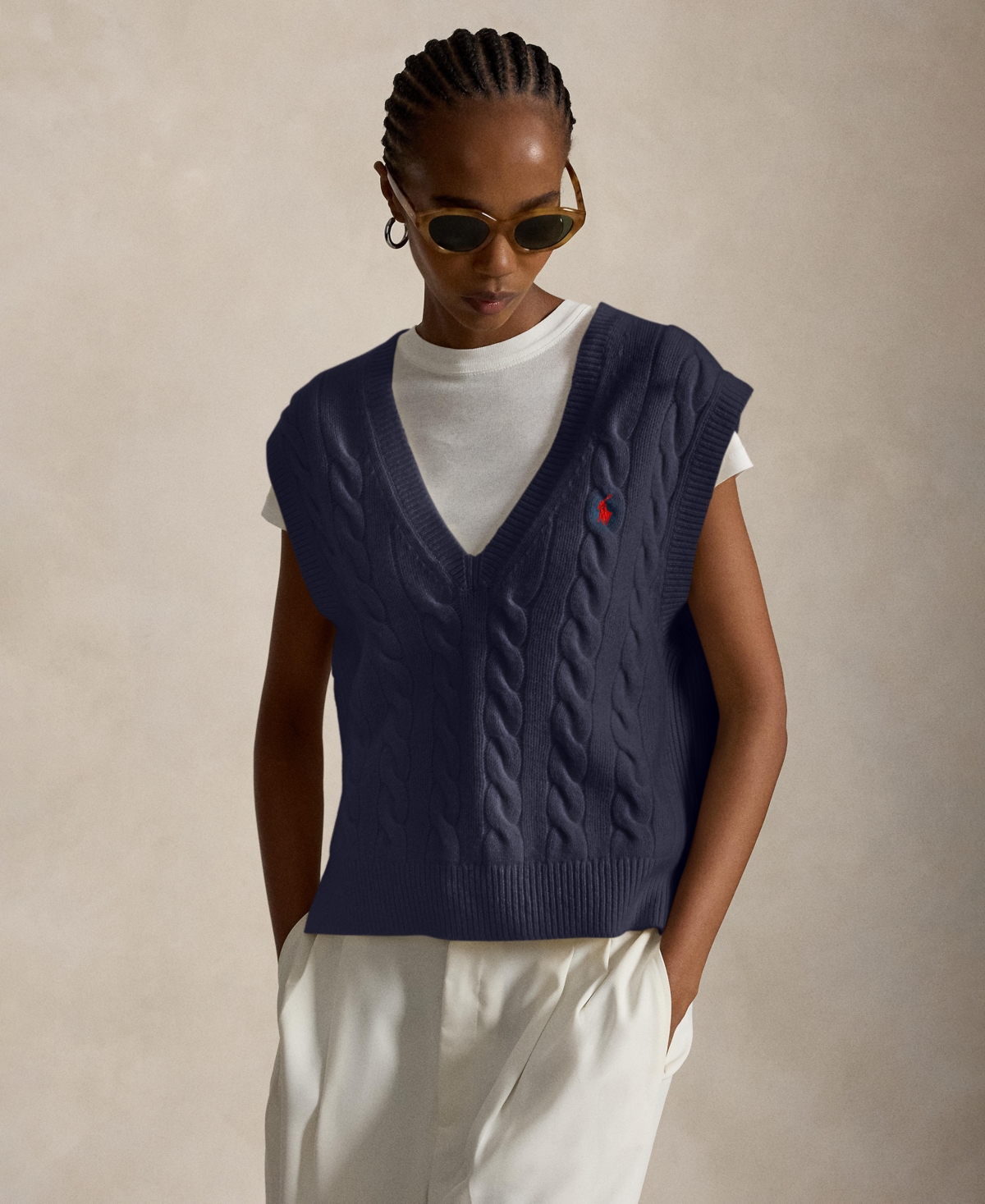 Click here for Polo Ralph Lauren Womens Sleeveless V-Neck Sweater... prices