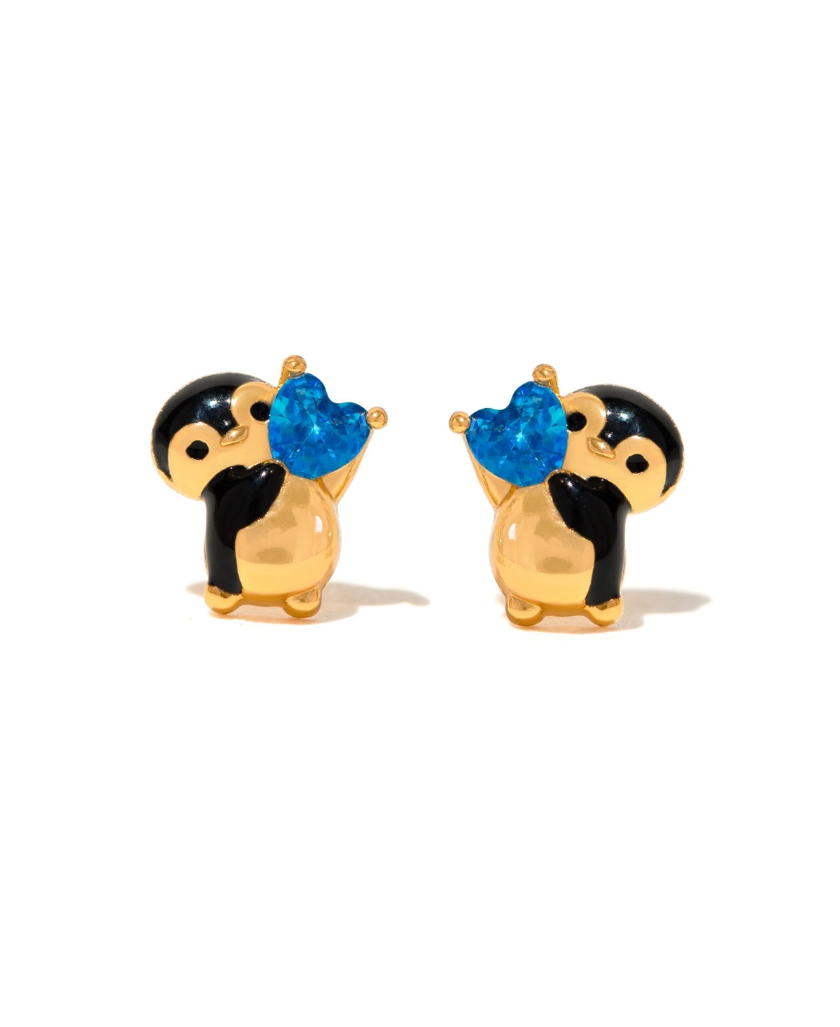Click here for Girls Crew Crystal Penguin Crush Stud Earrings - G... prices