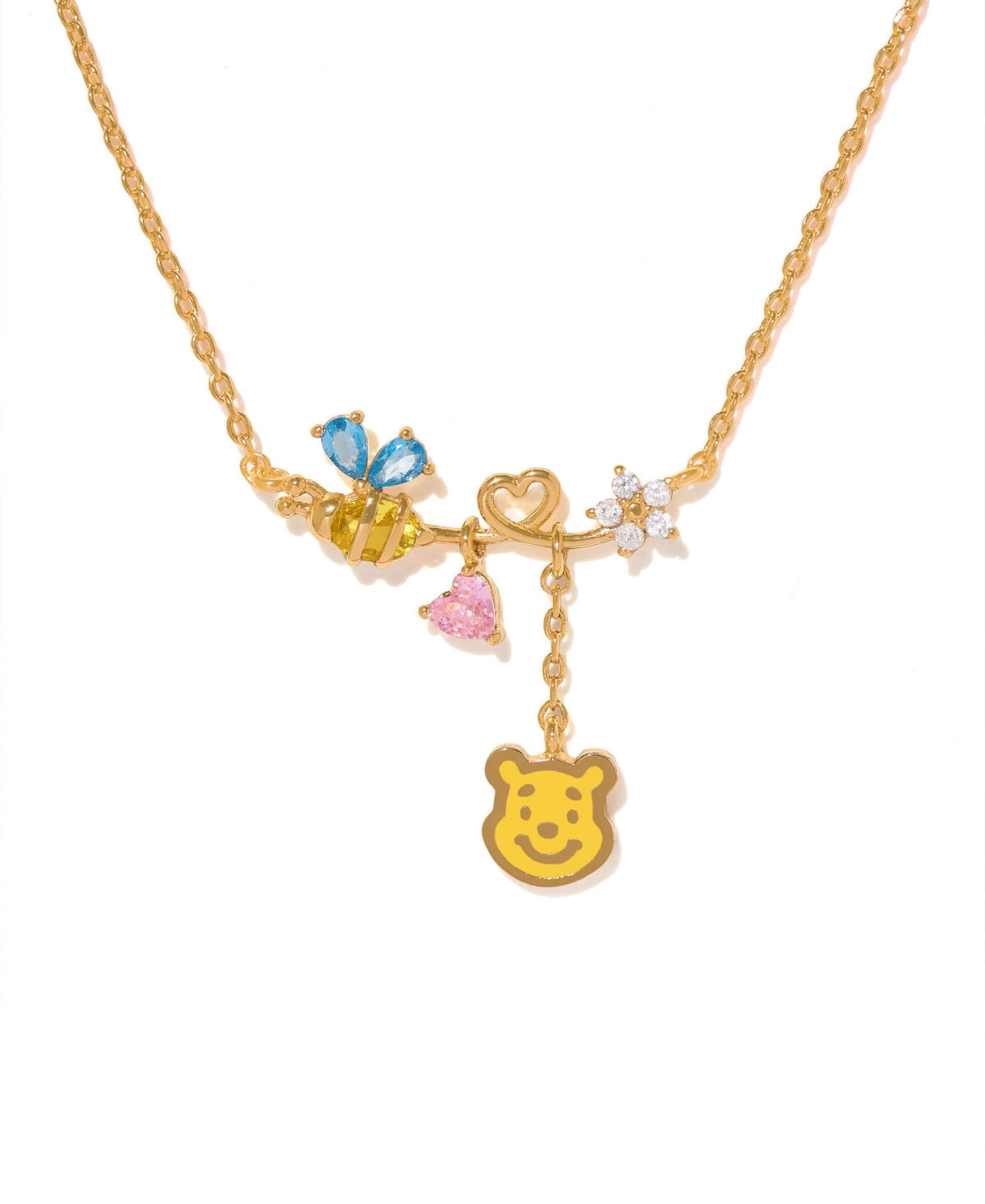 Click here for Girls Crew Crystal Disney Winnie the Pooh Necklace... prices