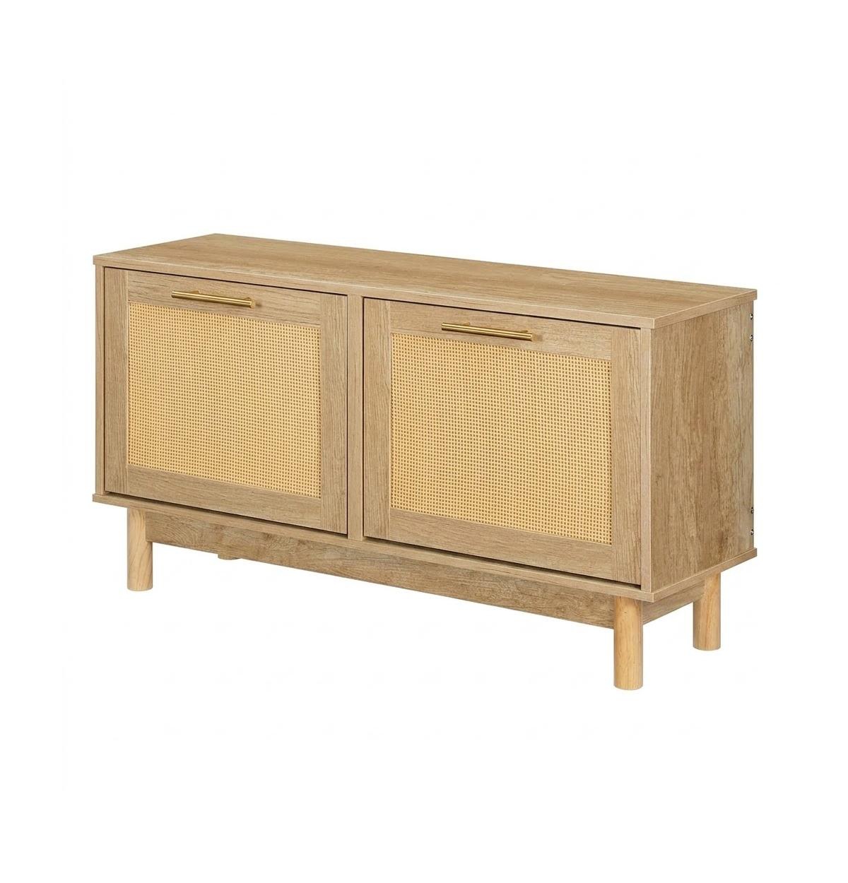 Click here for Slickblue Shoe Storage Bench Rattan Design with Fl... prices