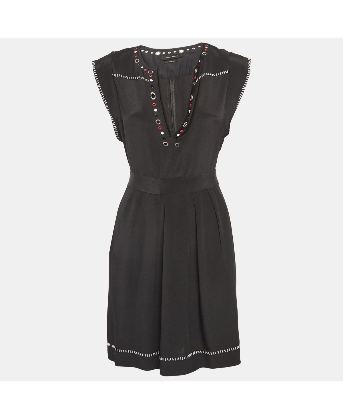 Click here for Pre-Owned Isabel Marant Womens Embellished Silk Ti... prices
