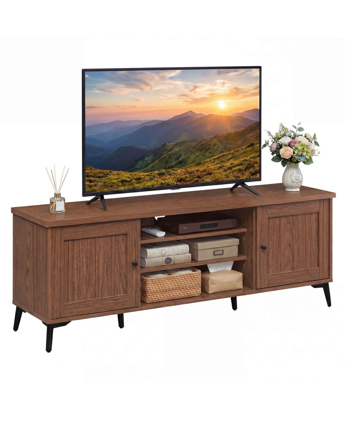 Click here for Costway 2-Door Tv Stand for TVs up to 65 with 2 St... prices