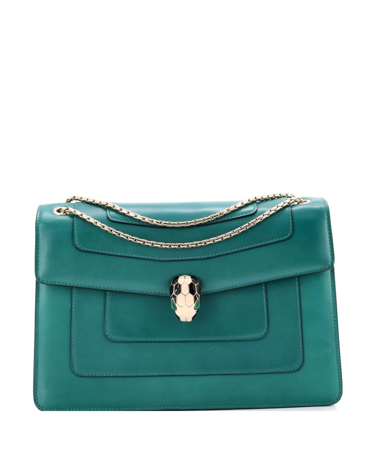 Click here for Pre-Owned Bvlgari Medium Serpenti Forever Square S... prices