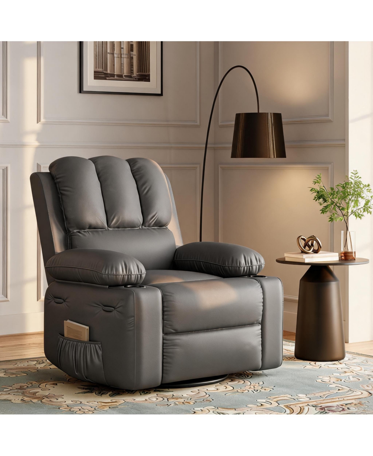 Click here for homfan Manual Recliner Dining Chair for Adults  36... prices