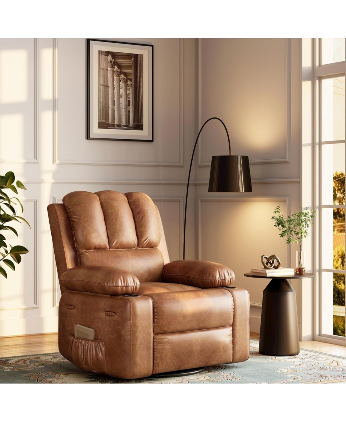 Click here for homfan Manual Recliner Dining Chair for Adults  36... prices