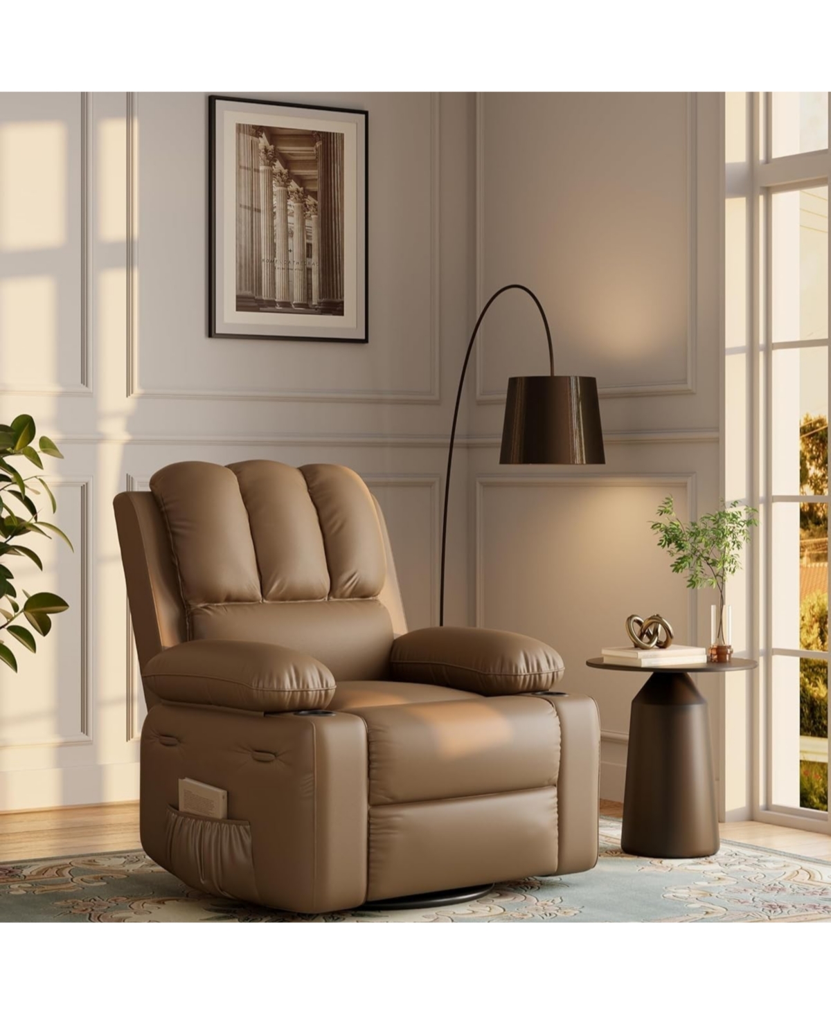 Click here for homfan Manual Recliner Dining Chair for Adults  36... prices
