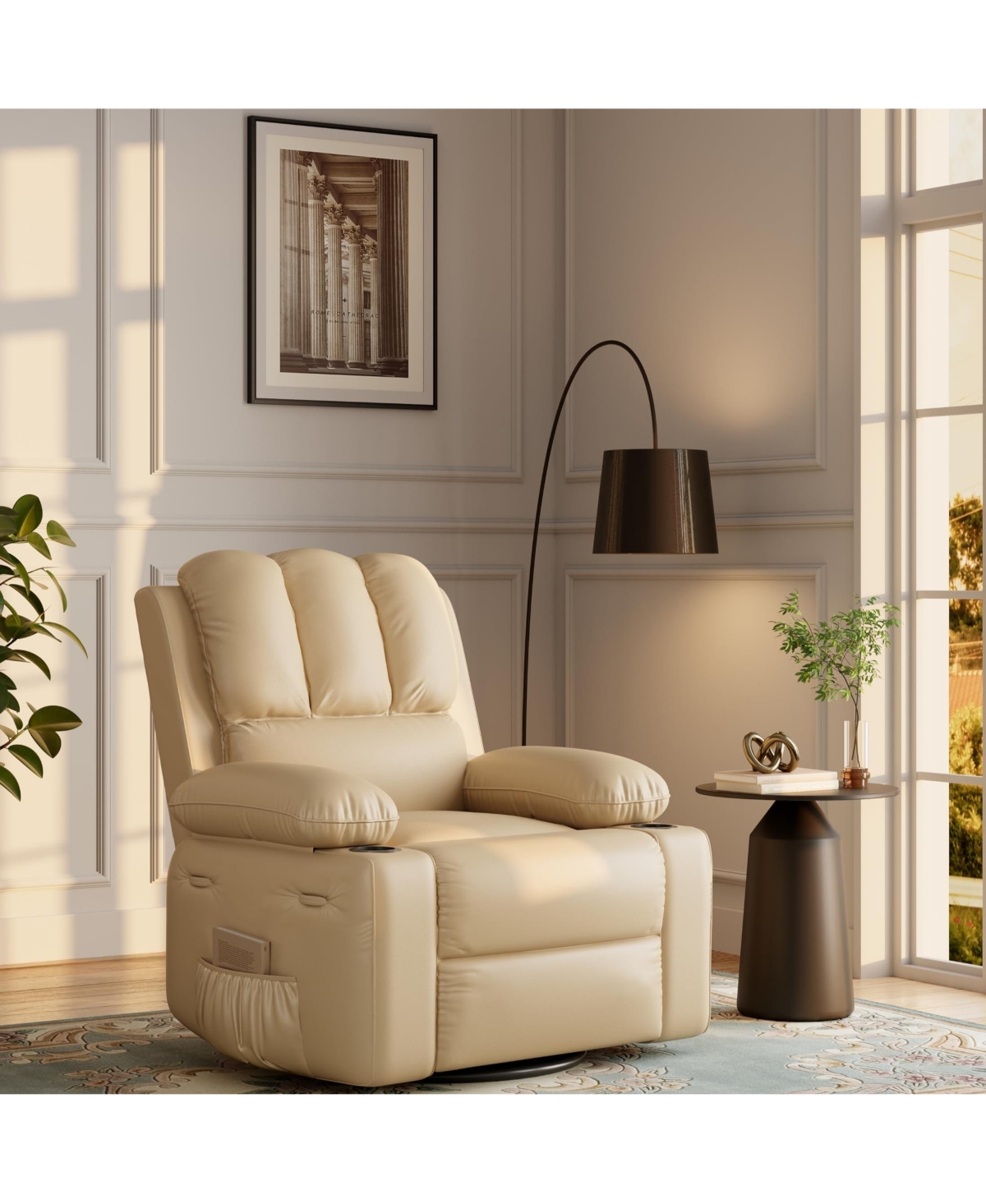 Click here for homfan Manual Recliner Dining Chair for Adults  36... prices