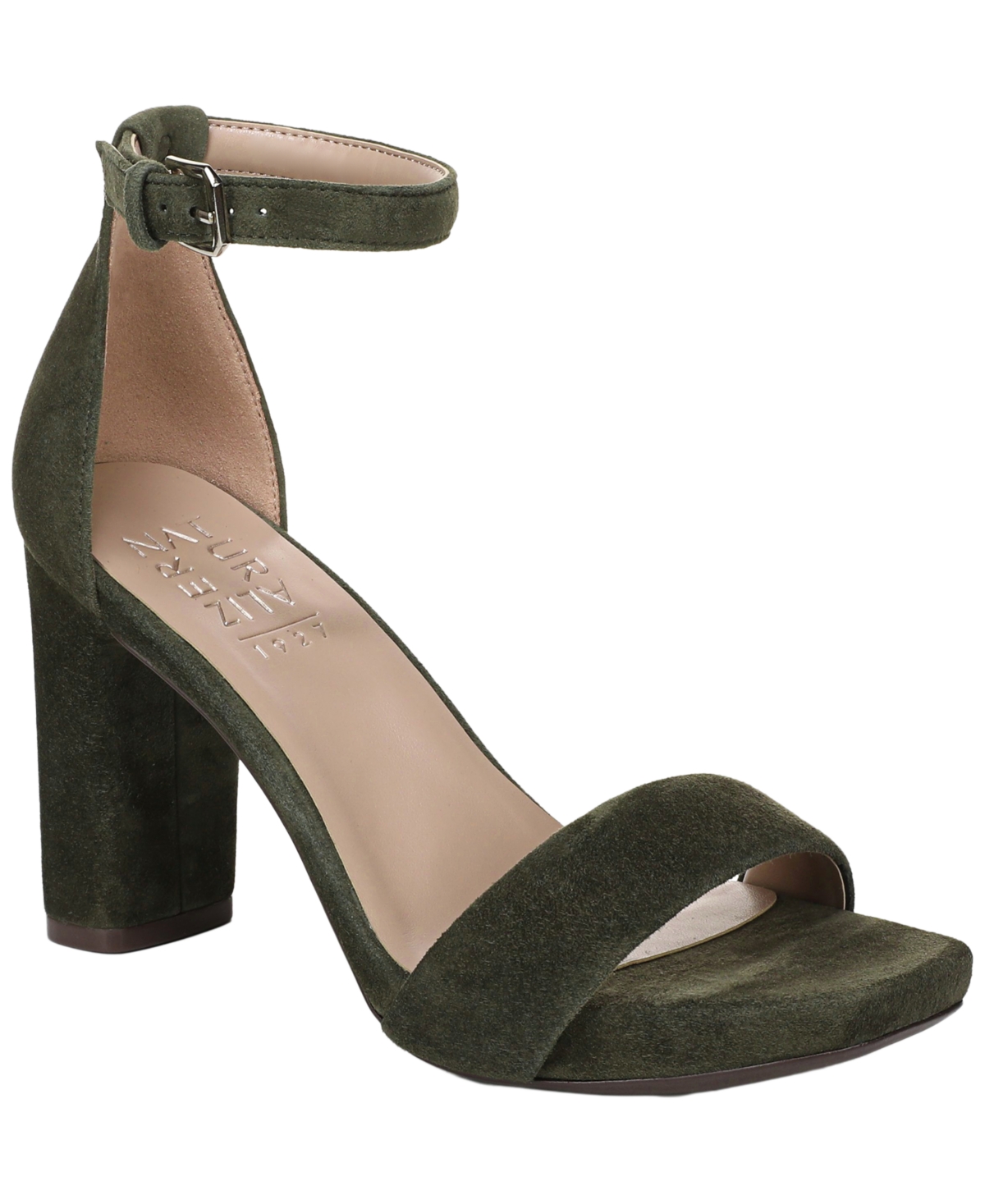 Click here for Naturalizer Joy Square Toe Ankle Strap Dress Sanda... prices