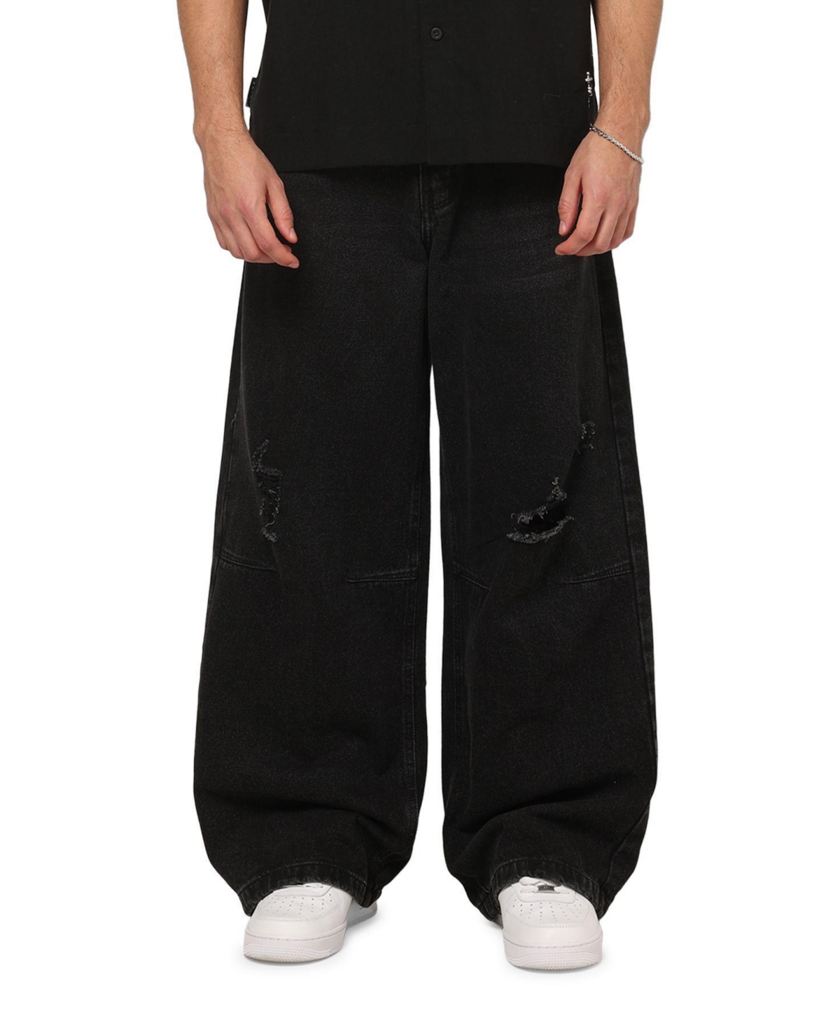 Click here for Saint Morta Mens Amplus Baroque Jeans - Black prices