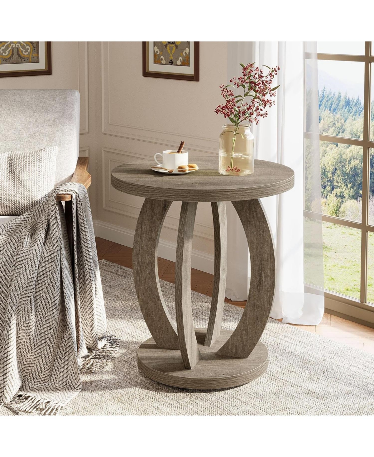 Click here for Tribesigns End Table  Round Side Table with Storag... prices
