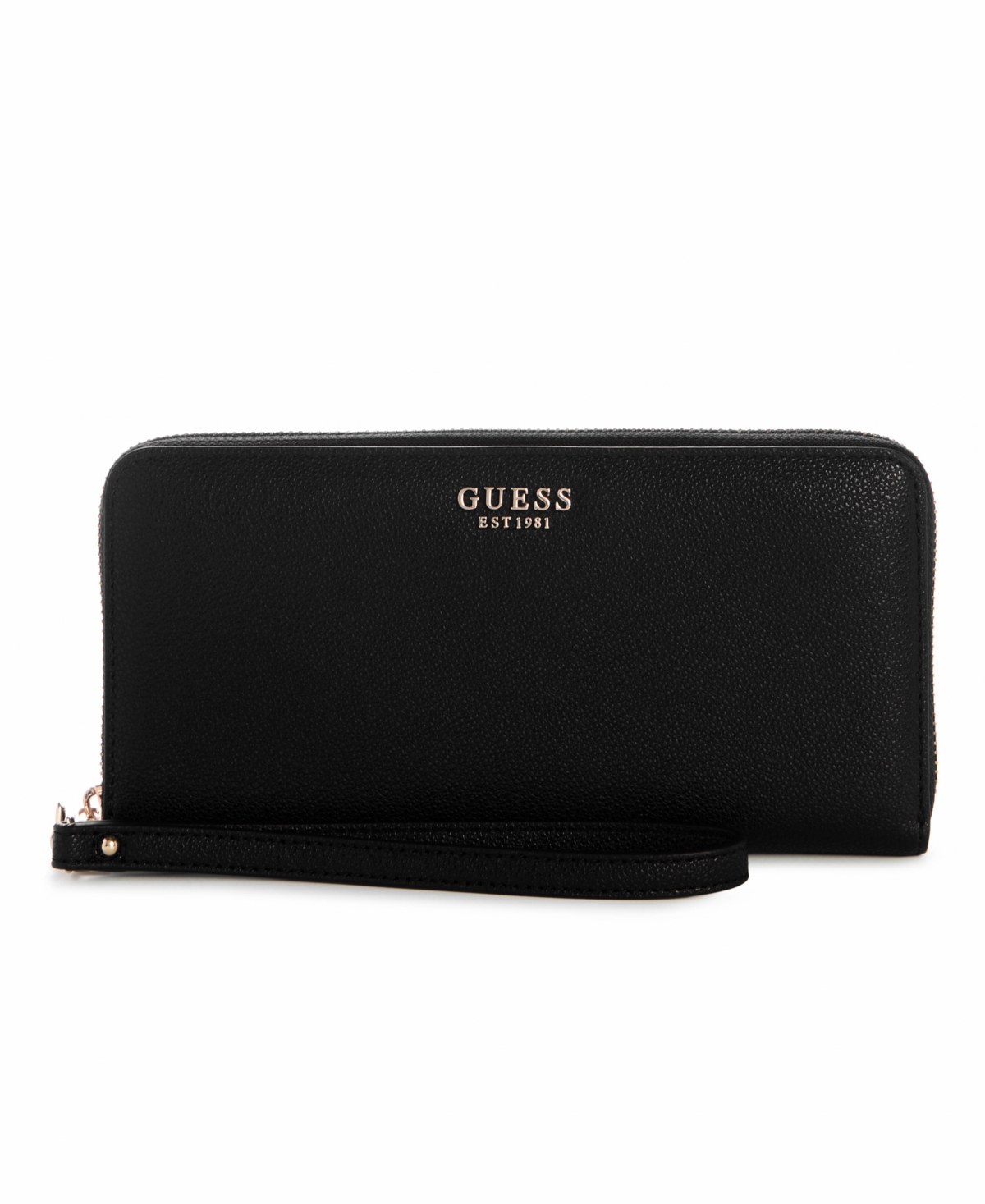 Click here for Guess Bethany Mini Zip Around Wallet - Black prices