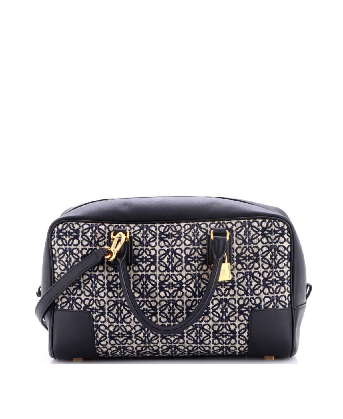 Click here for Pre-Owned Loewe 28 Amazona Bag Leather and Jacquar... prices