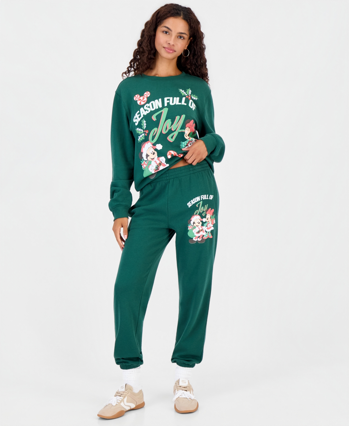 Click here for Disney Juniors Mickey Xmas Holiday Fleece Joggers... prices