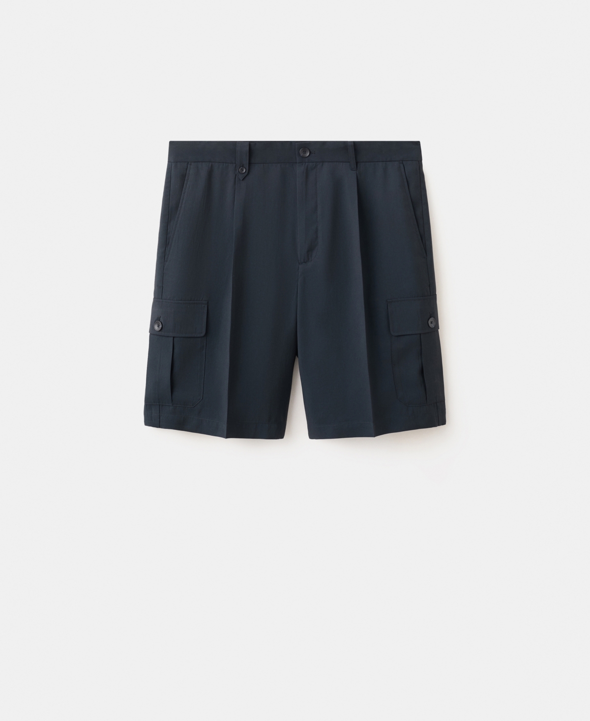 Click here for Mango Mens Modal Blend 9.06 Cargo Bermuda Shorts -... prices