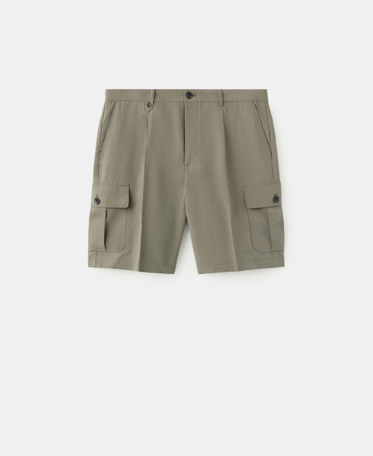 Click here for Mango Mens Modal Blend 9.06 Cargo Bermuda Shorts -... prices