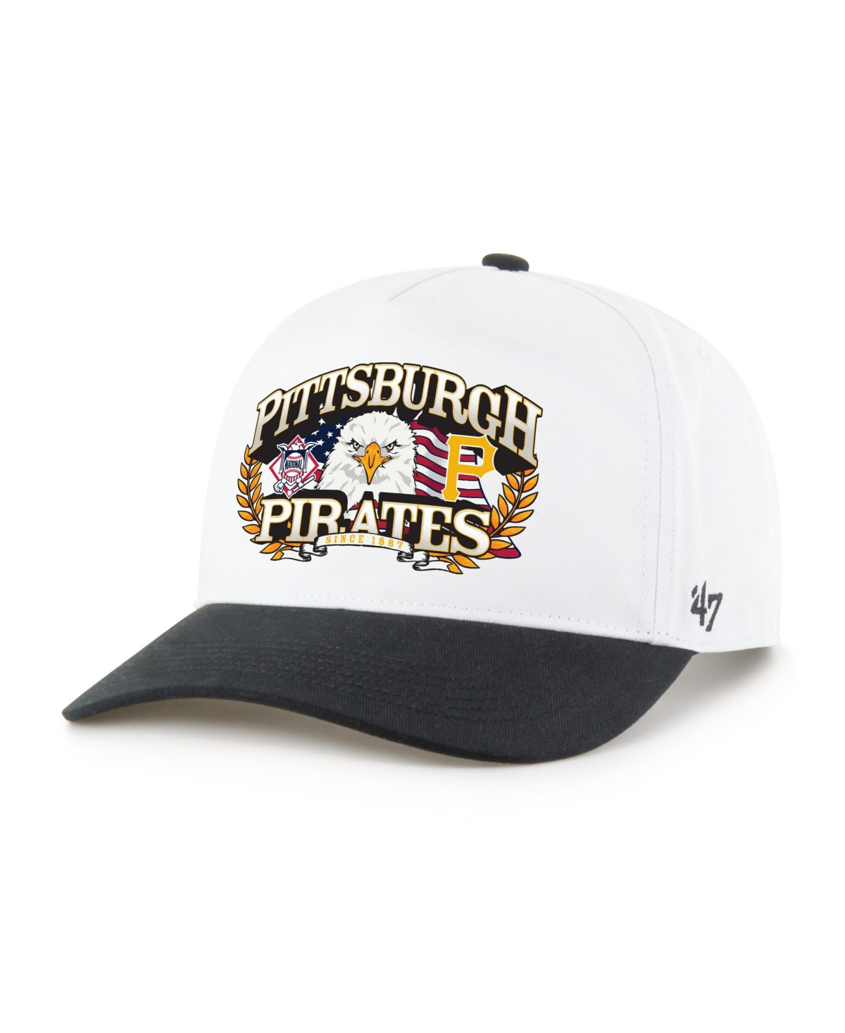 Click here for 47 Brand Mens White/Black Pittsburgh Pirates Ameri... prices