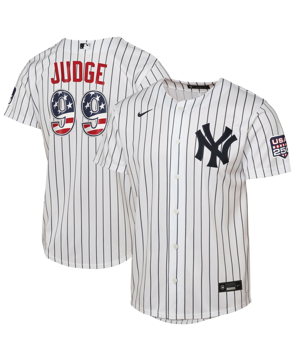 Click here for Nike Big Boys and Girls Aaron Judge White New York... prices