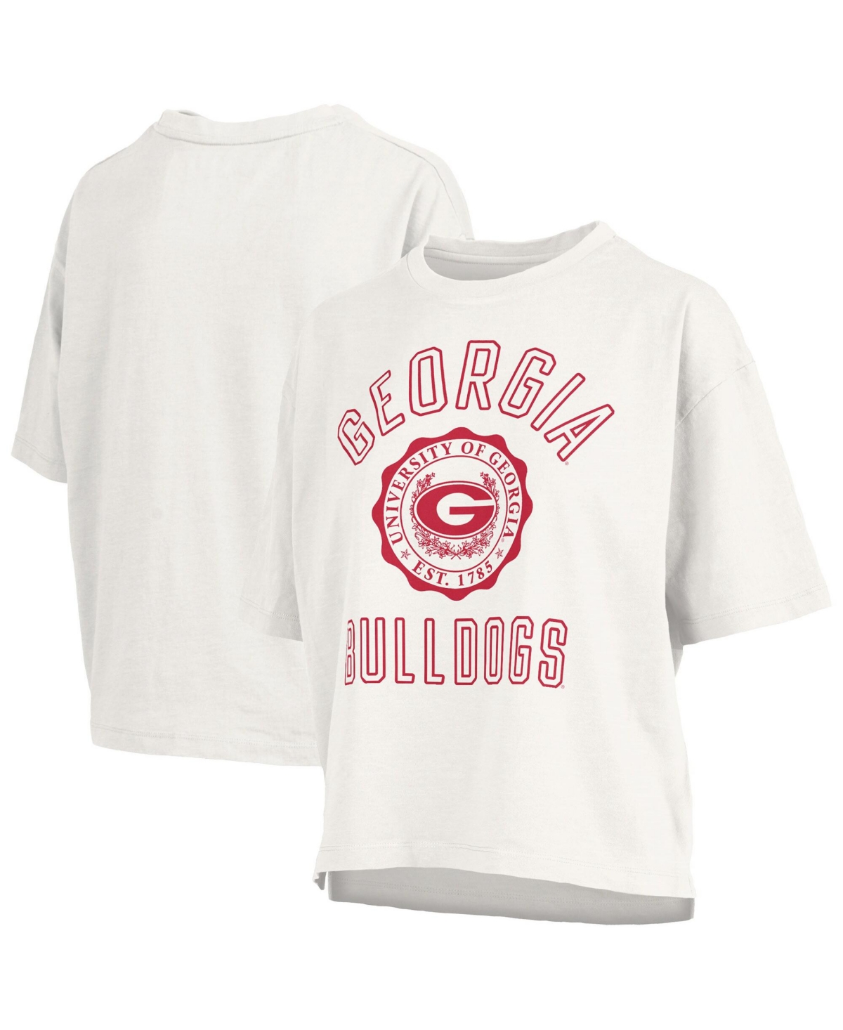 Click here for Pressbox Womens White Georgia Bulldogs Motley Crew... prices