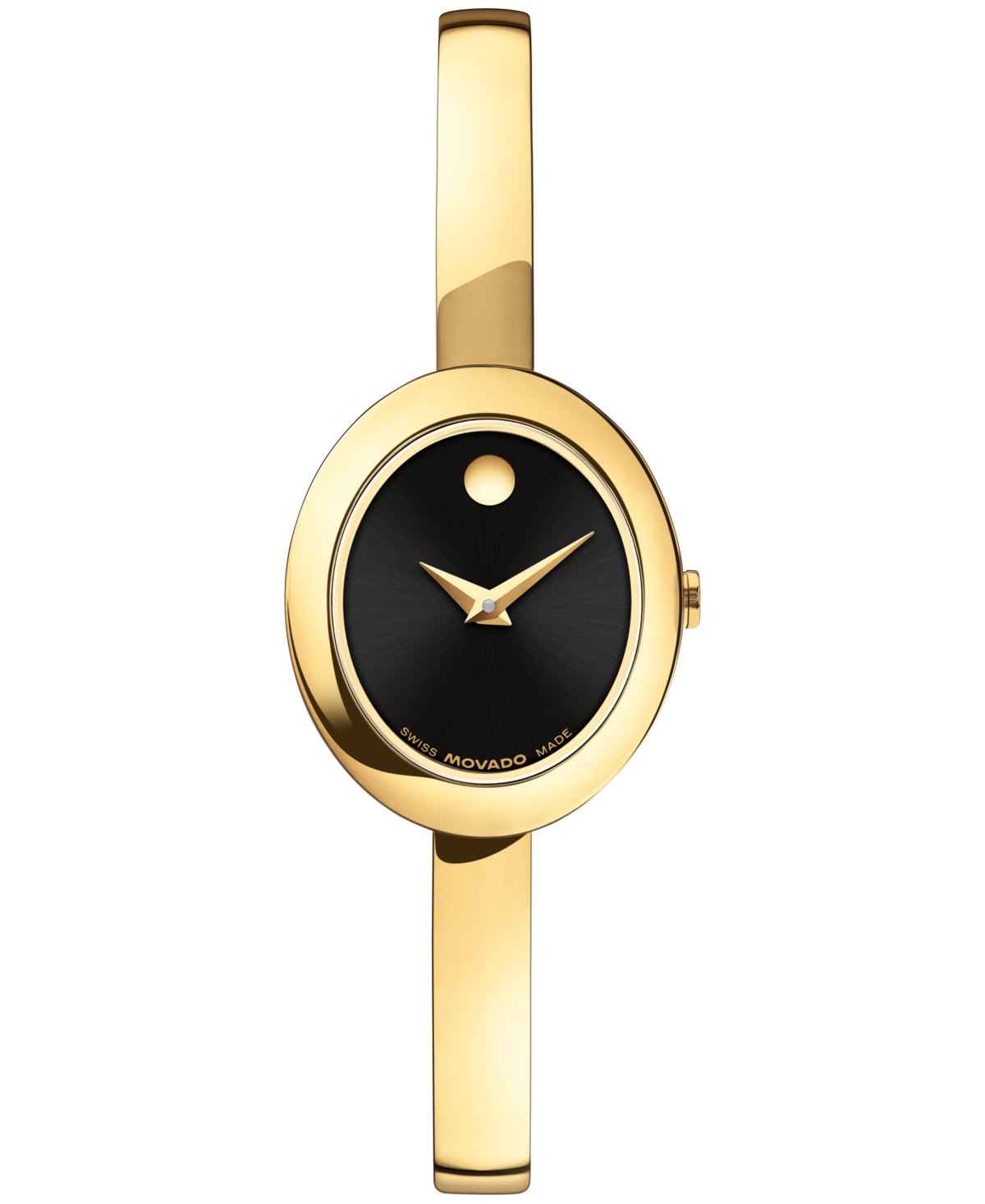 Click here for Movado Womens Museum Bangle Oval Swiss Quartz Ligh... prices