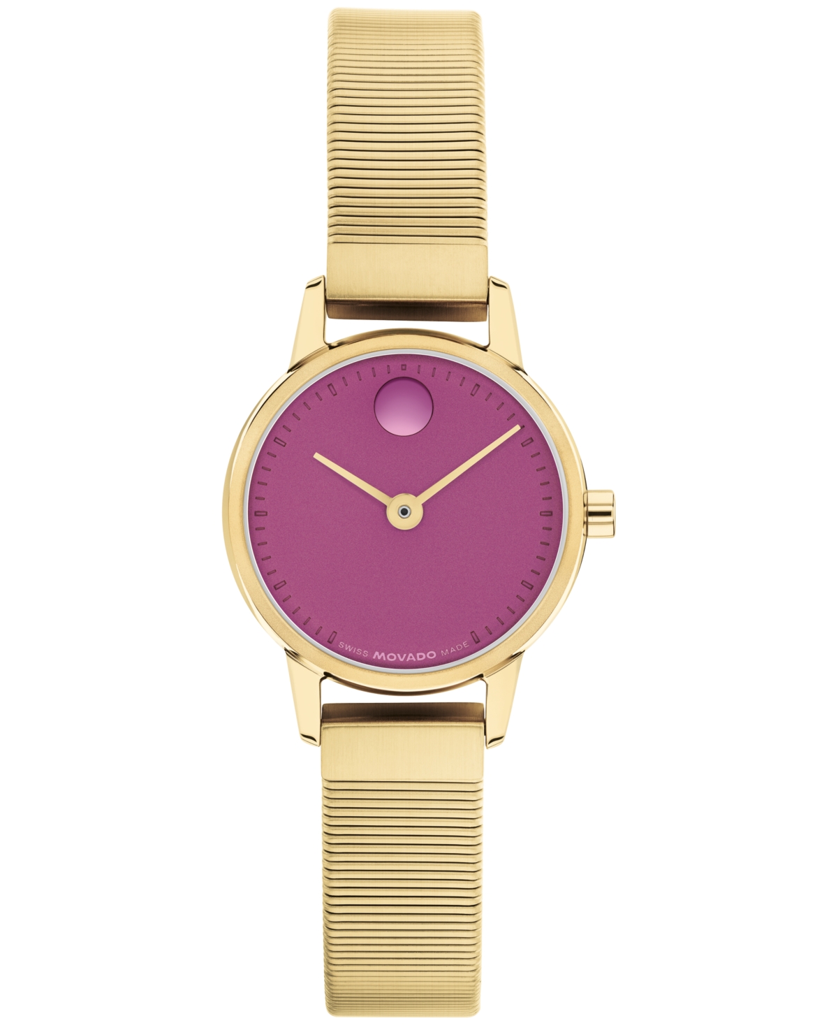 Click here for Movado Womens Baby Face Swiss Quartz Ionic Plated... prices