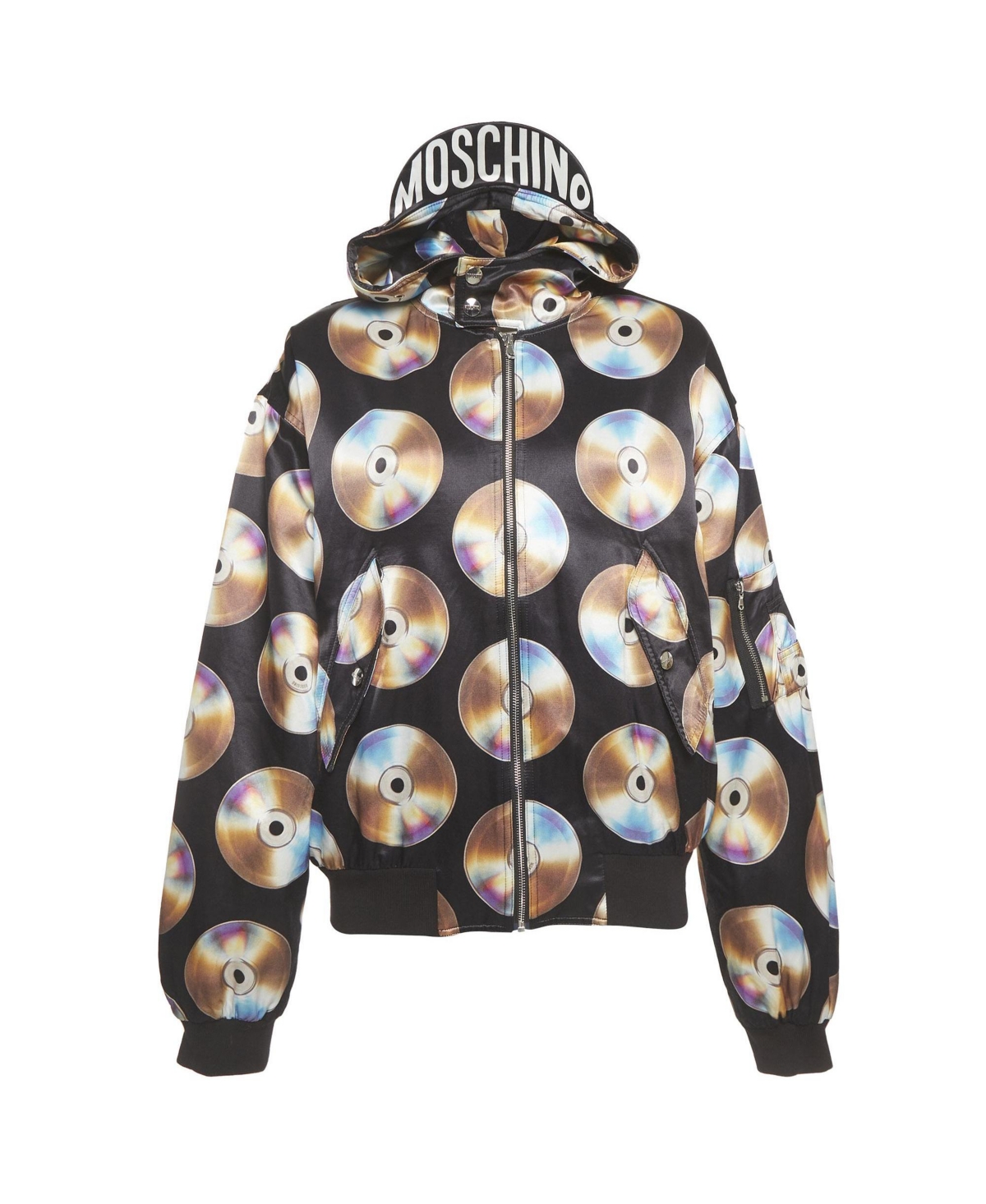 Click here for Pre-Owned Moschino Womens Disc Printed Cotton Knit... prices