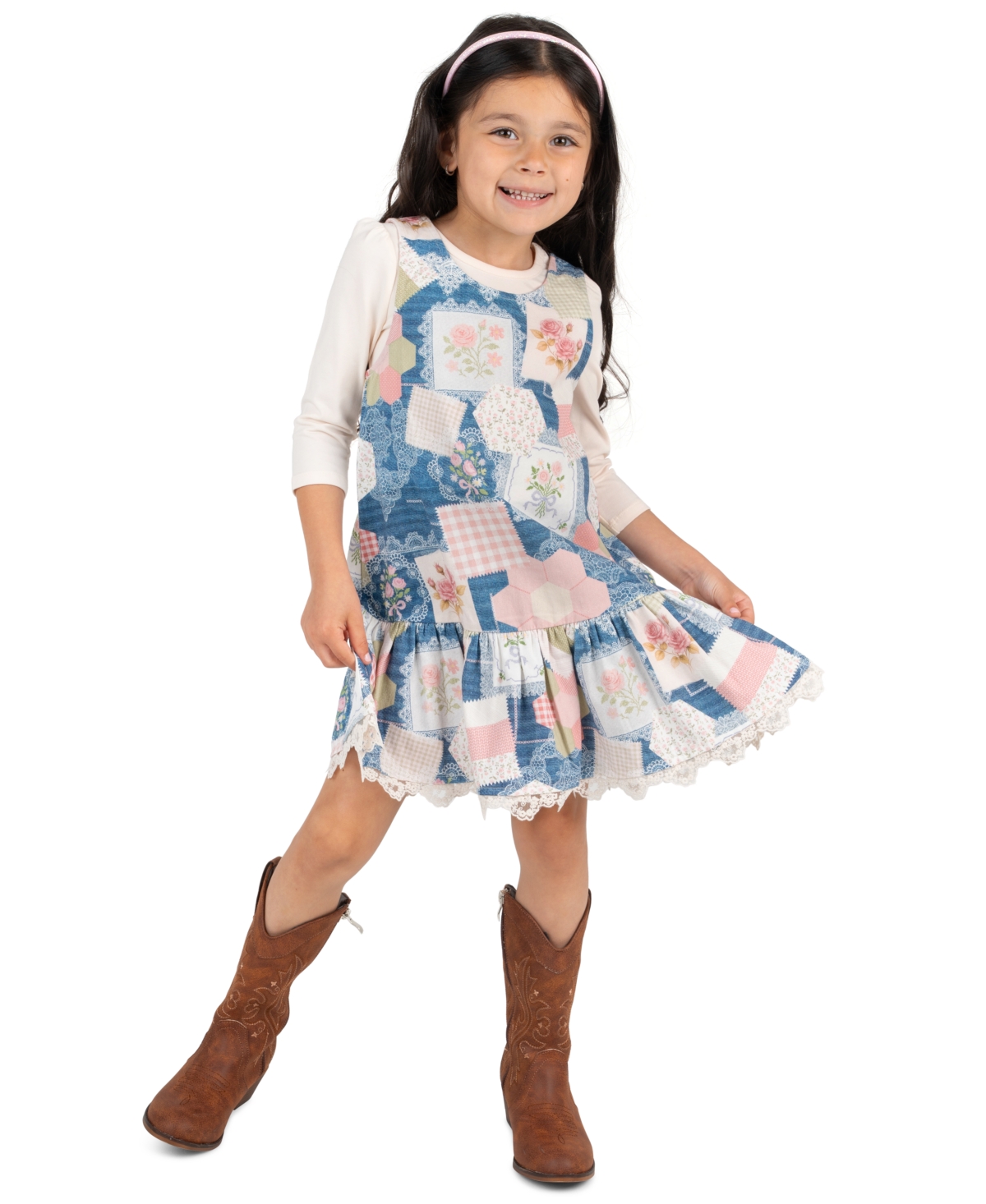 Click here for Rare Editions Girls 2T-6X Long-Sleeve knit top and... prices