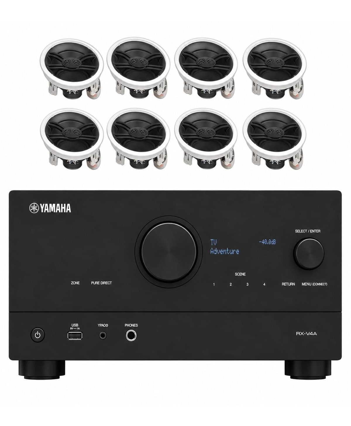 Click here for Yamaha Rx-V4A 5.2 Channel Av Receiver with 8 In-Ce... prices