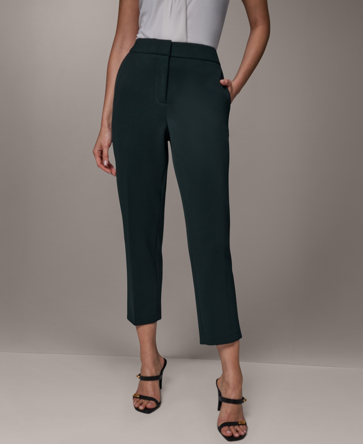 Click here for Donna Karan New York Womens Mid-Rise Ankle Pants -... prices