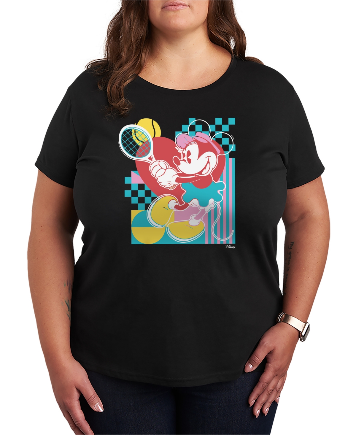 Click here for Hybrid Apparel Plus Size Minnie Tennis Graphic T-S... prices