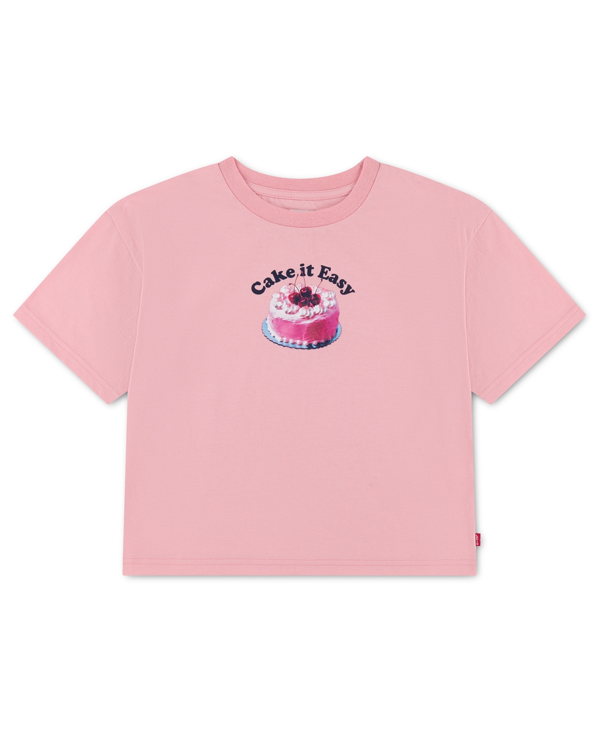 Click here for Levis Girls 4-6X Cake Boxy Crewneck T-Shirt - Powd... prices
