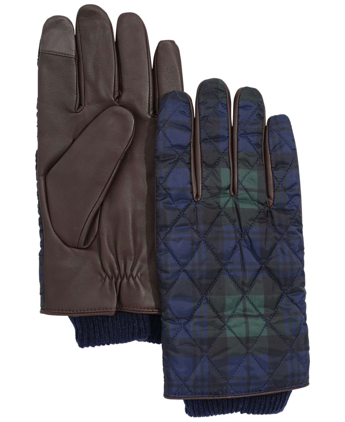 Click here for Polo Ralph Lauren Mens Plaid Quilted Touch Glove -... prices