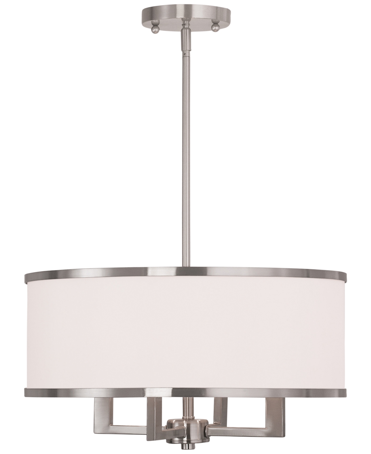Click here for Livex Park Ridge 4-Light Chandelier - Silver prices