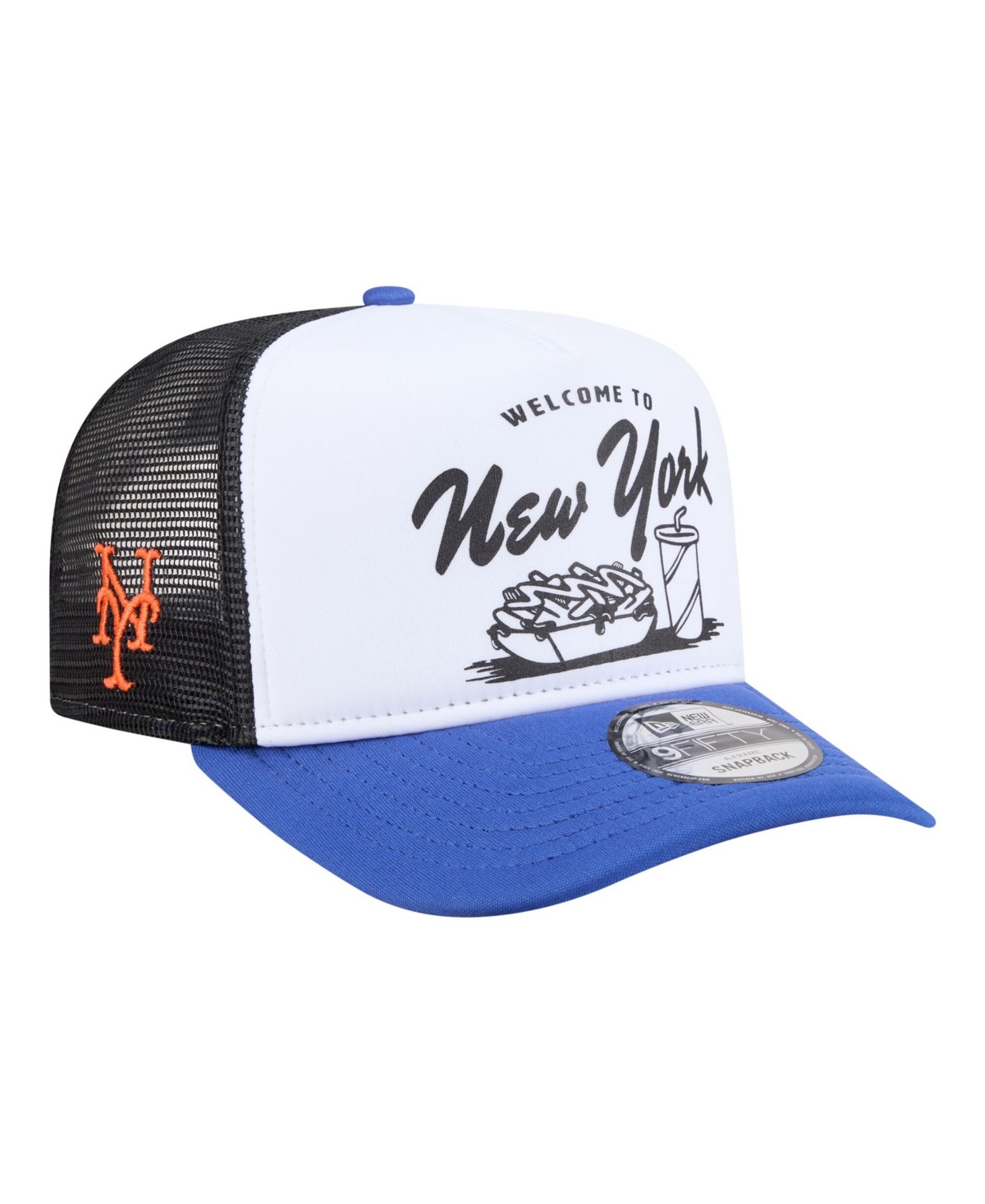 Click here for New Era Mens White/Royal New York Mets Foodie A-Fr... prices