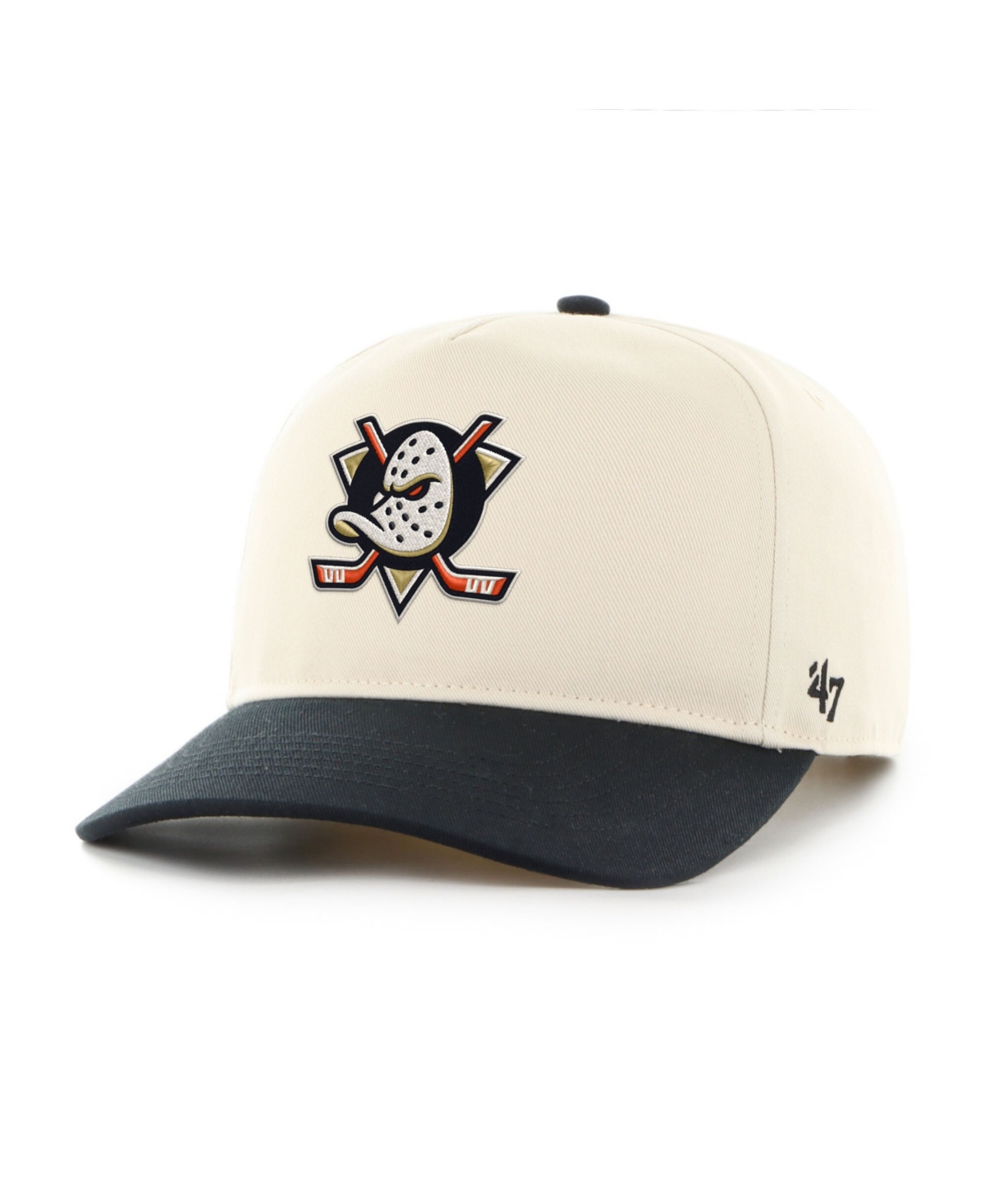 Click here for 47 Brand Mens Cream/Black Anaheim Ducks Logo Hitch... prices