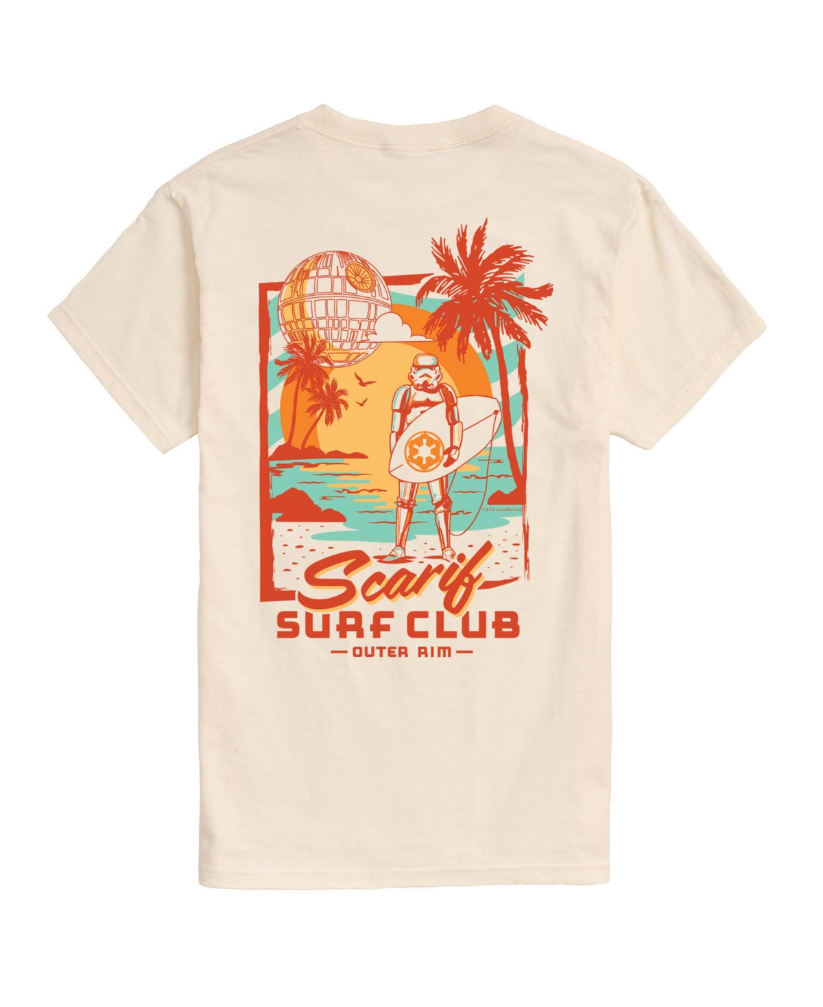 Click here for Airwaves Mens Star Wars Scarif Surf Club Graphic T... prices