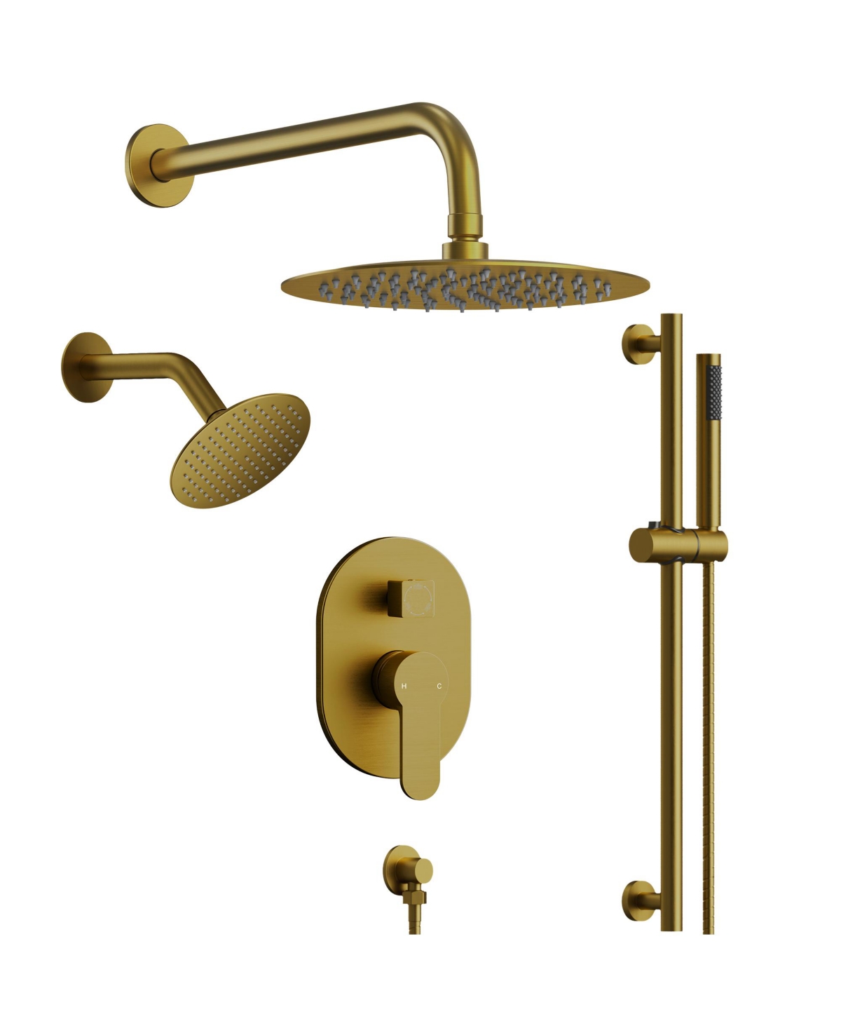 Click here for Everstein Pressure-Balanced Shower System 10 inch... prices