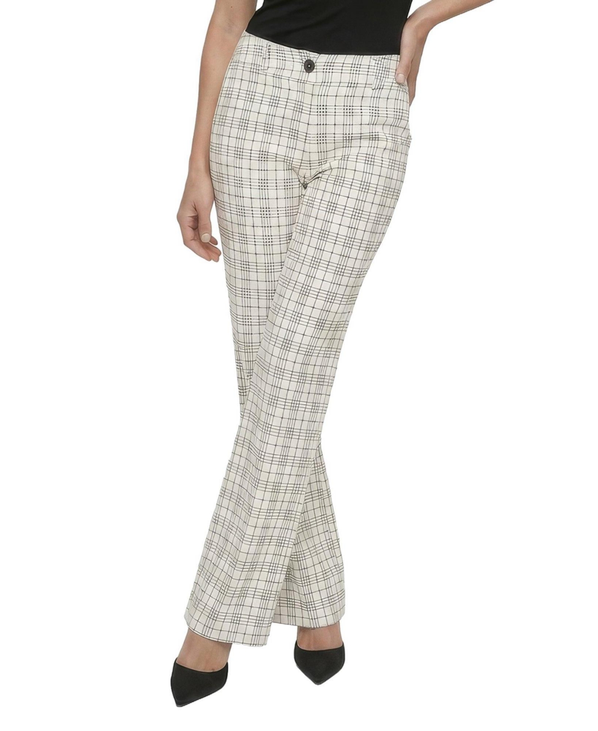 Click here for Lily and Lionel London Womens Chess Check Print Tr... prices