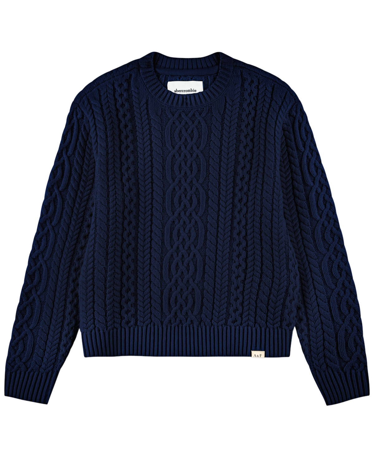Click here for abercrombie kids Boys 5-18 Cable Crew Sweater - Na... prices