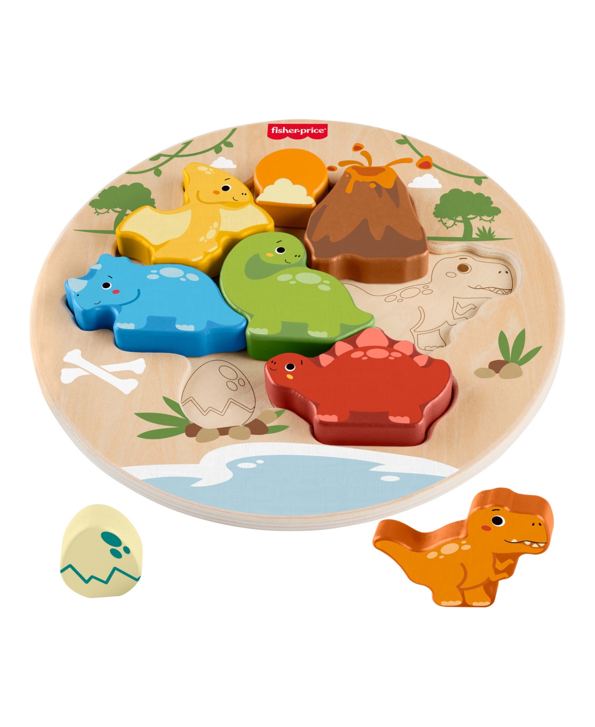 Click here for Fisher-Price 2-in-1 8 Piece Dinosaur Puzzle Set  A... prices