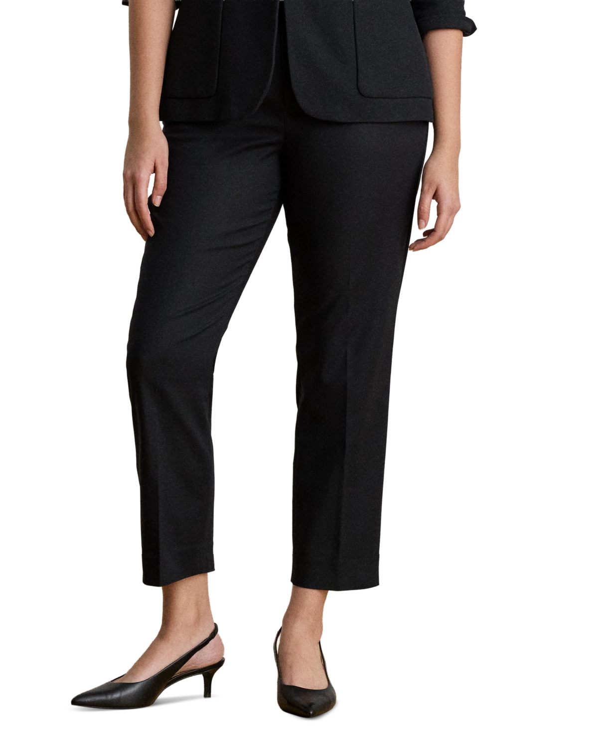 Click here for Lauren Ralph Lauren Womens High-Rise Slim Ankle Pa... prices