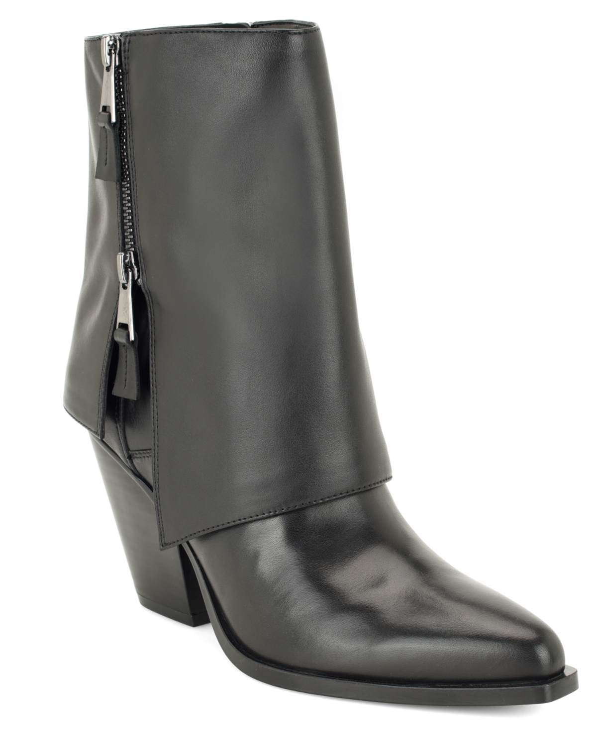 Click here for Nine West Womens Umberto Fold Over Snip Toe Bootie... prices