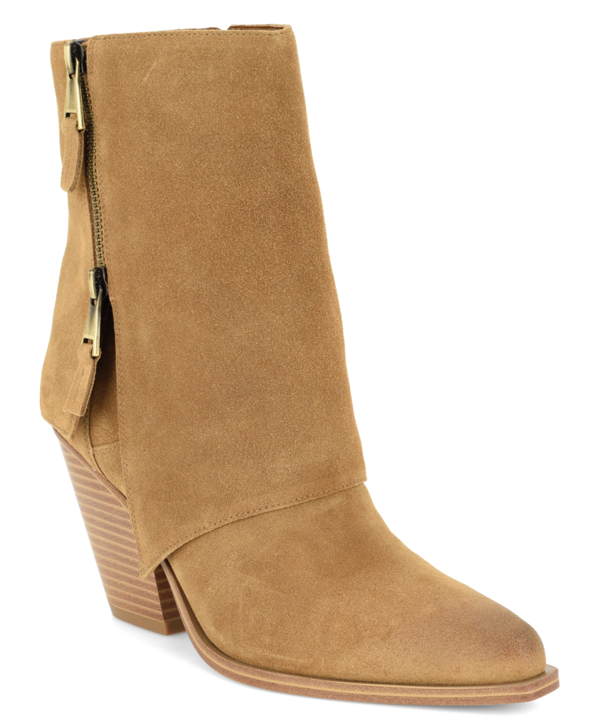 Click here for Nine West Womens Umberto Fold Over Snip Toe Bootie... prices