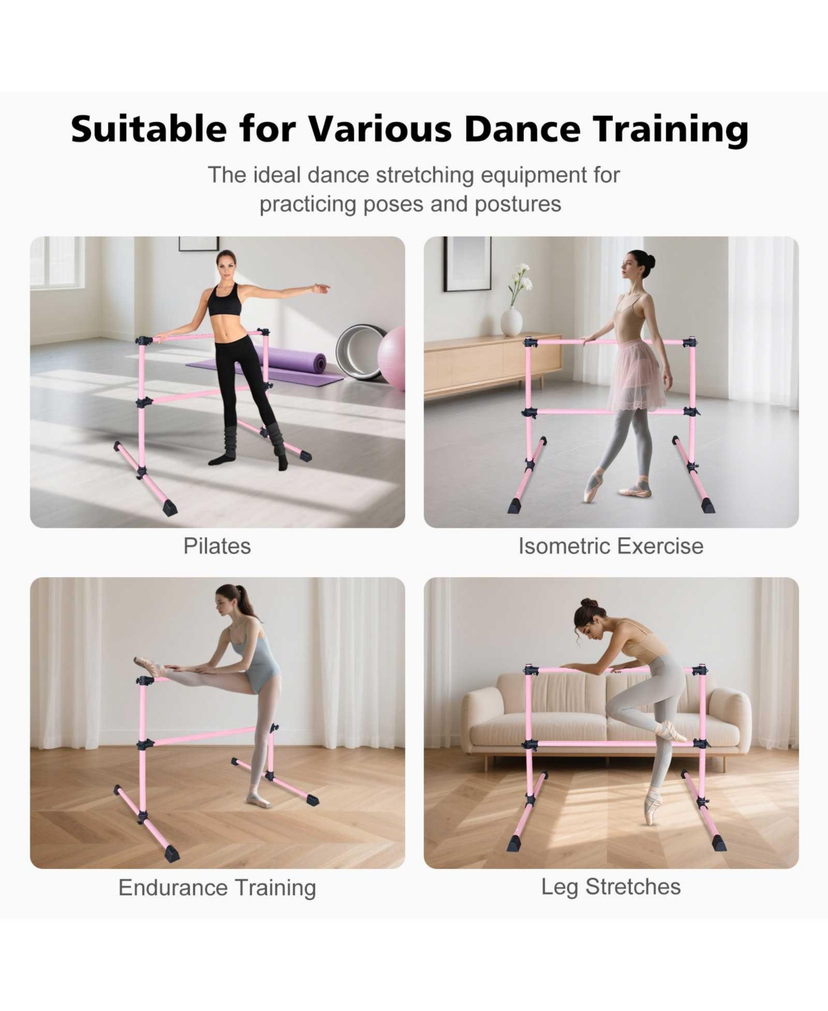 Click here for Zeny Ballet Barre With Adjustable Range For Dance... prices