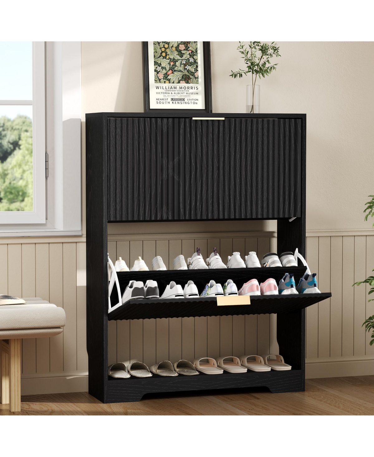 Click here for gaomon Entryway Shoe Storage Cabinet with double F... prices