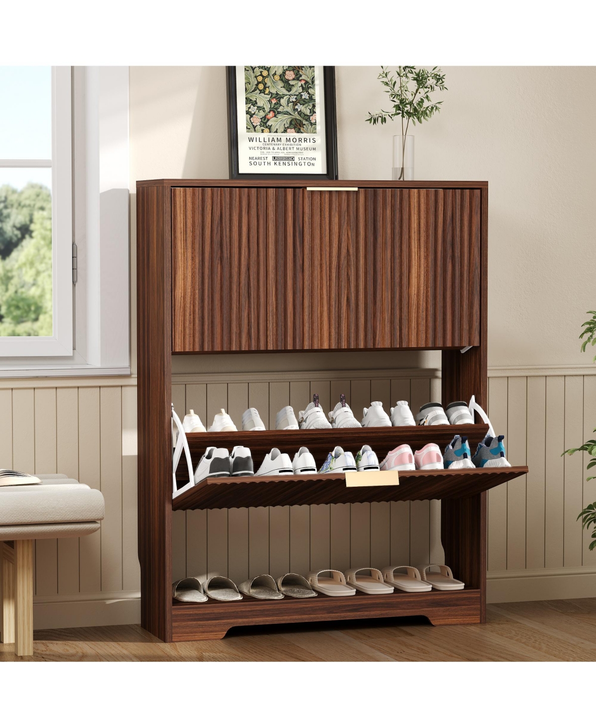 Click here for gaomon Entryway Shoe Storage Cabinet with double F... prices